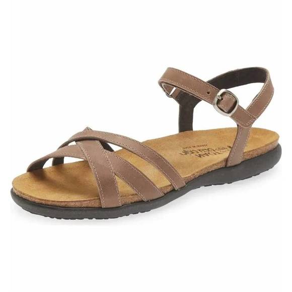 Naot | Shoes | New Naot Patricia Sandal In Bark | Poshmark